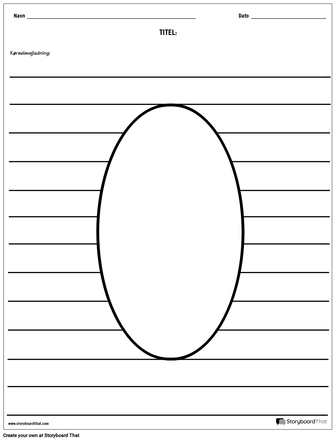 Oval Illustration Storyboard par da-examples
