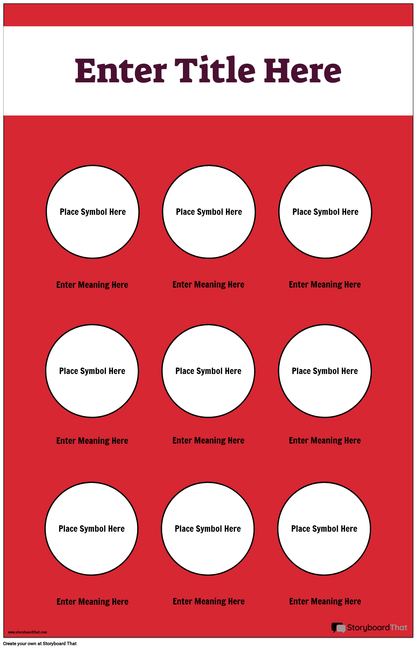 Plakat med Sikkerhedssymboler Storyboard par da-examples