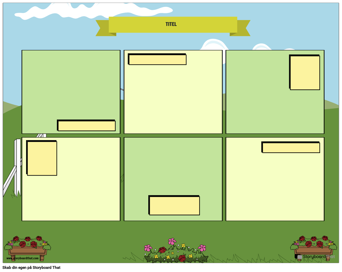 Plant Journey Blank Tegneserie Storyboard por da-examples Plant Journey Blank Tegneserie Storyboard por da-examples