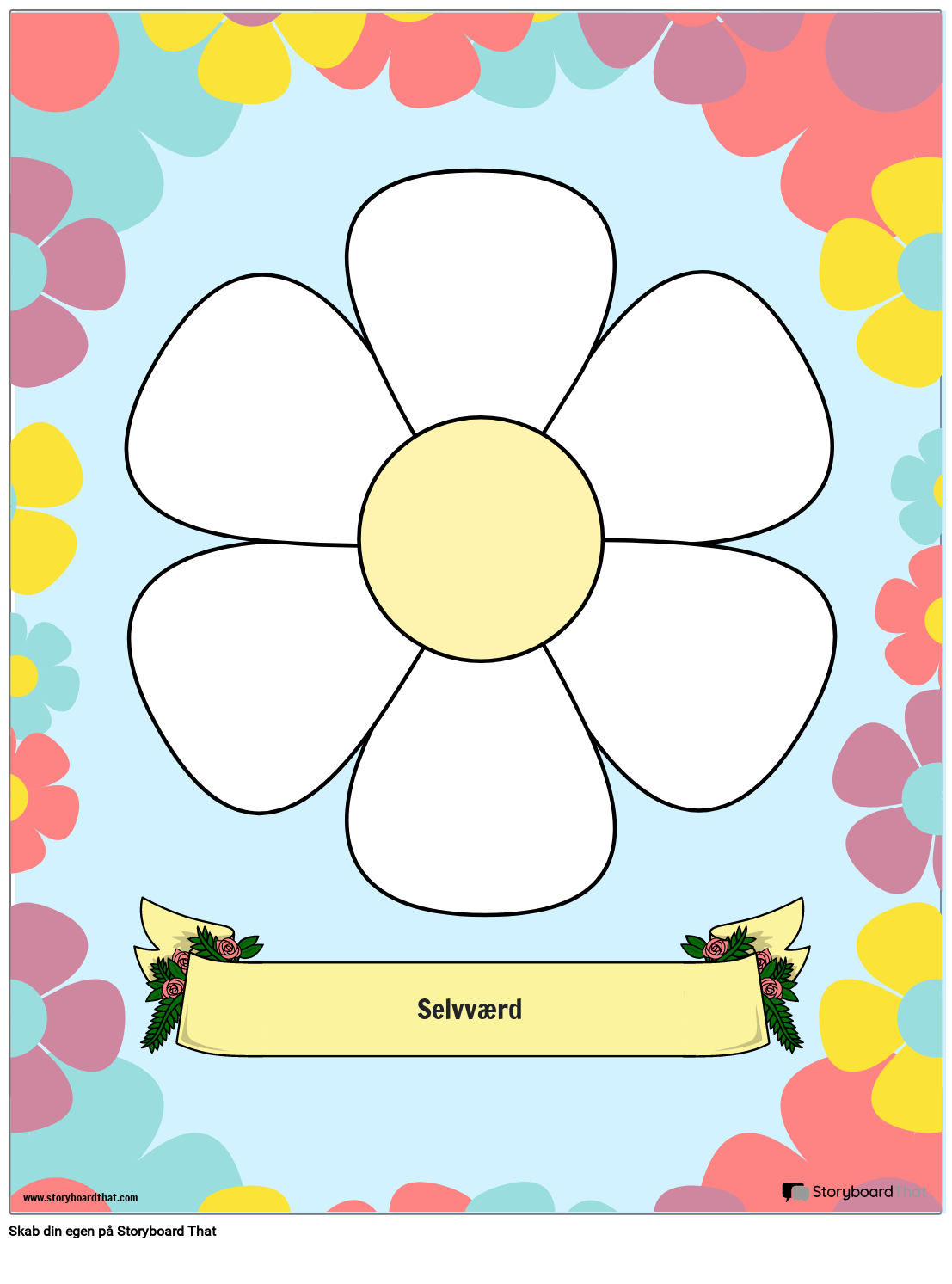 Positiv Self Talk Flower Storyboard par da-examples Positiv Self Talk Flower Storyboard par da-examples