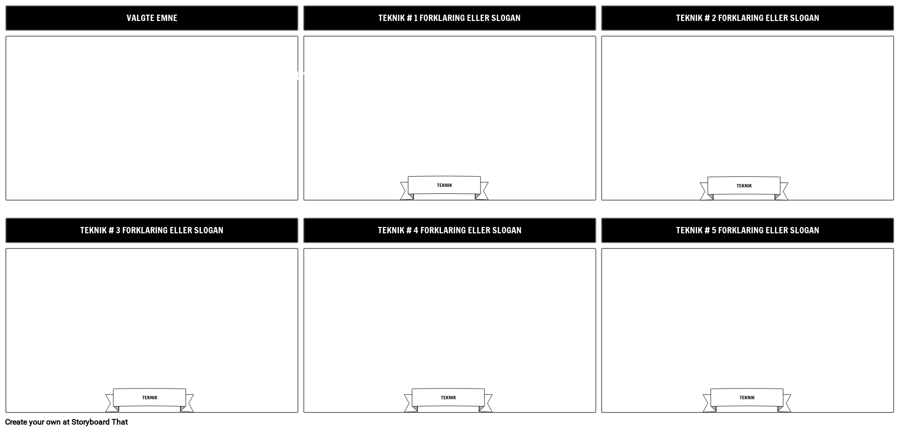 Propaganda Assignment Skabelon Storyboard af da-examples