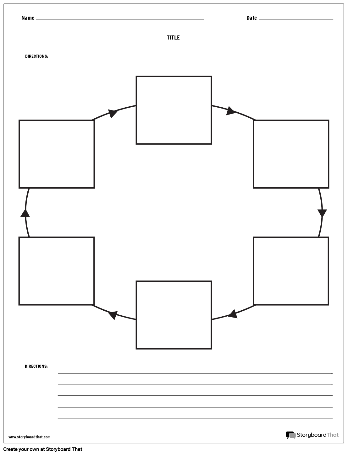 Science Cycle Arbejdsark Storyboard by da-examples
