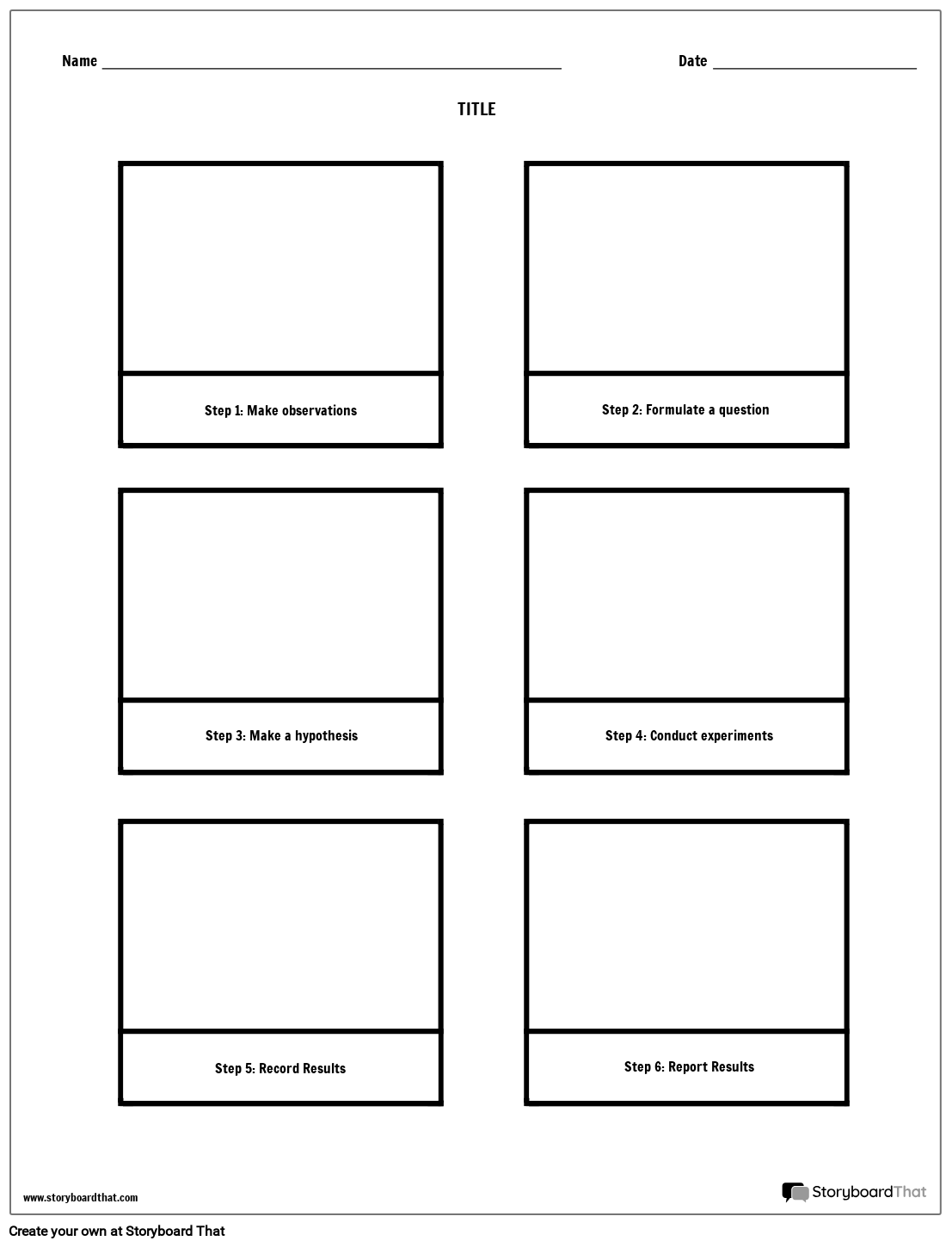 Science Lab Organizer Arbejdsark Storyboard por da-examples