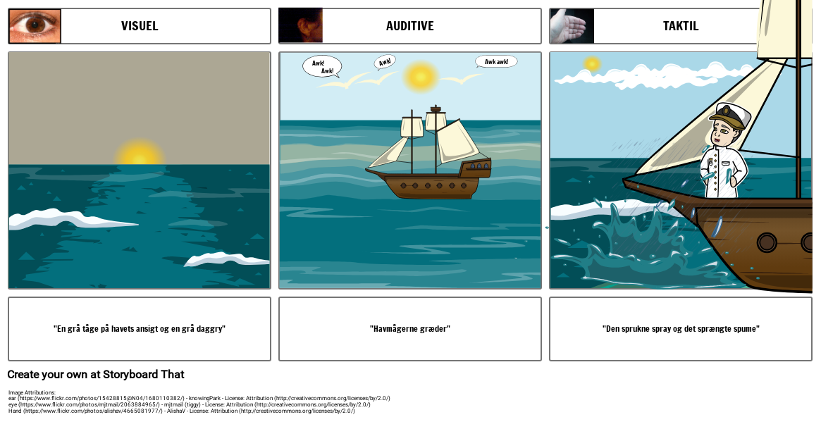 Sea Fever Imagery Storyboard von da-examples