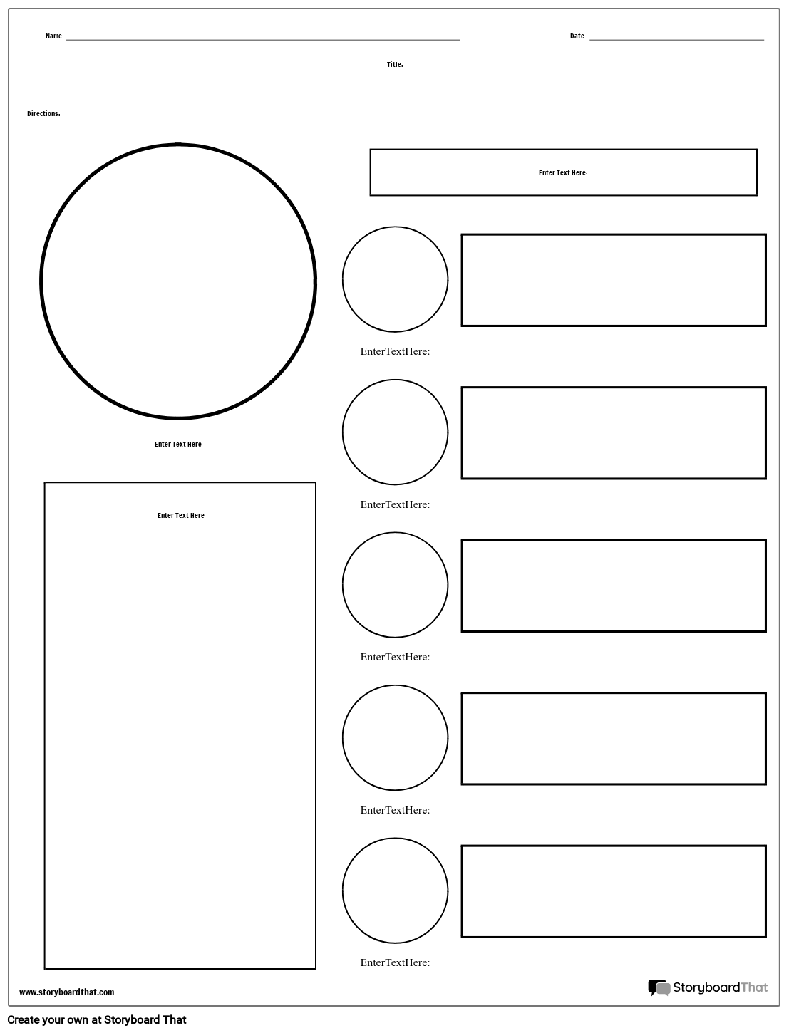 Social Media Project Side - Cirkler Storyboard