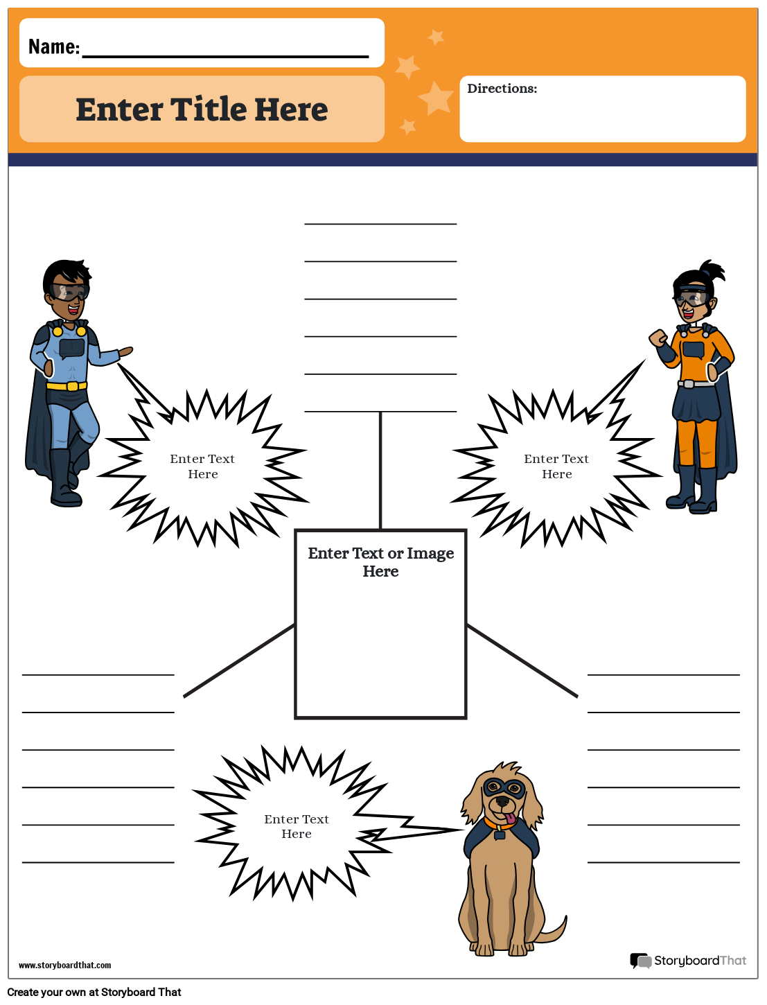 Spider Map Color Portrait 5 Storyboard af da-examples