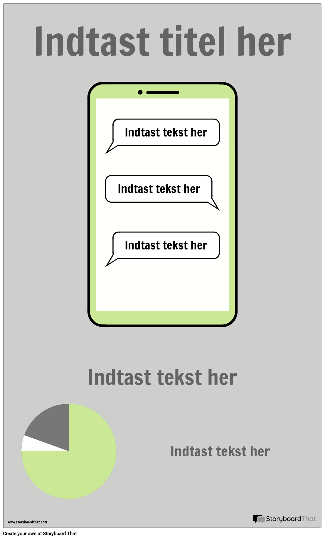 Telefon PSA Infographic Storyboard af da-examples