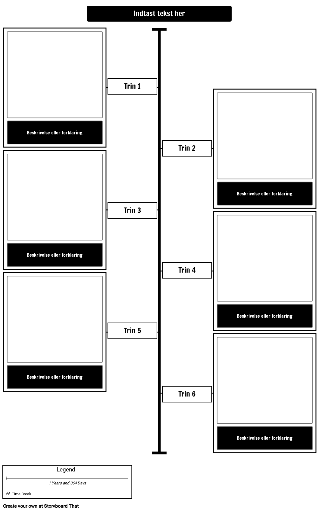 Tidslinjeskabelon - Trin Storyboard af da-examples