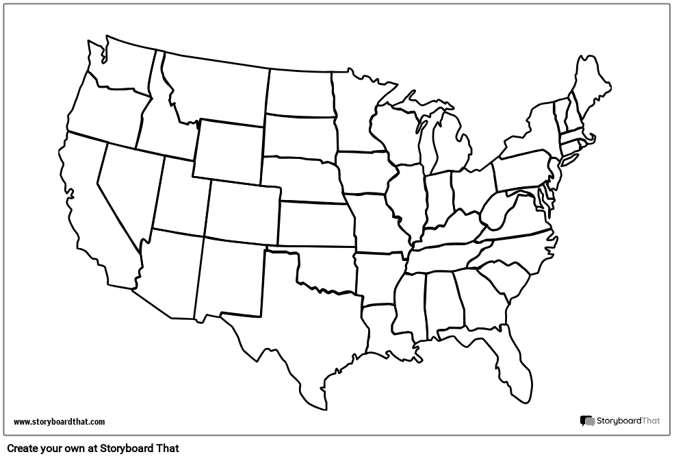 USA Kort Storyboard by da-examples