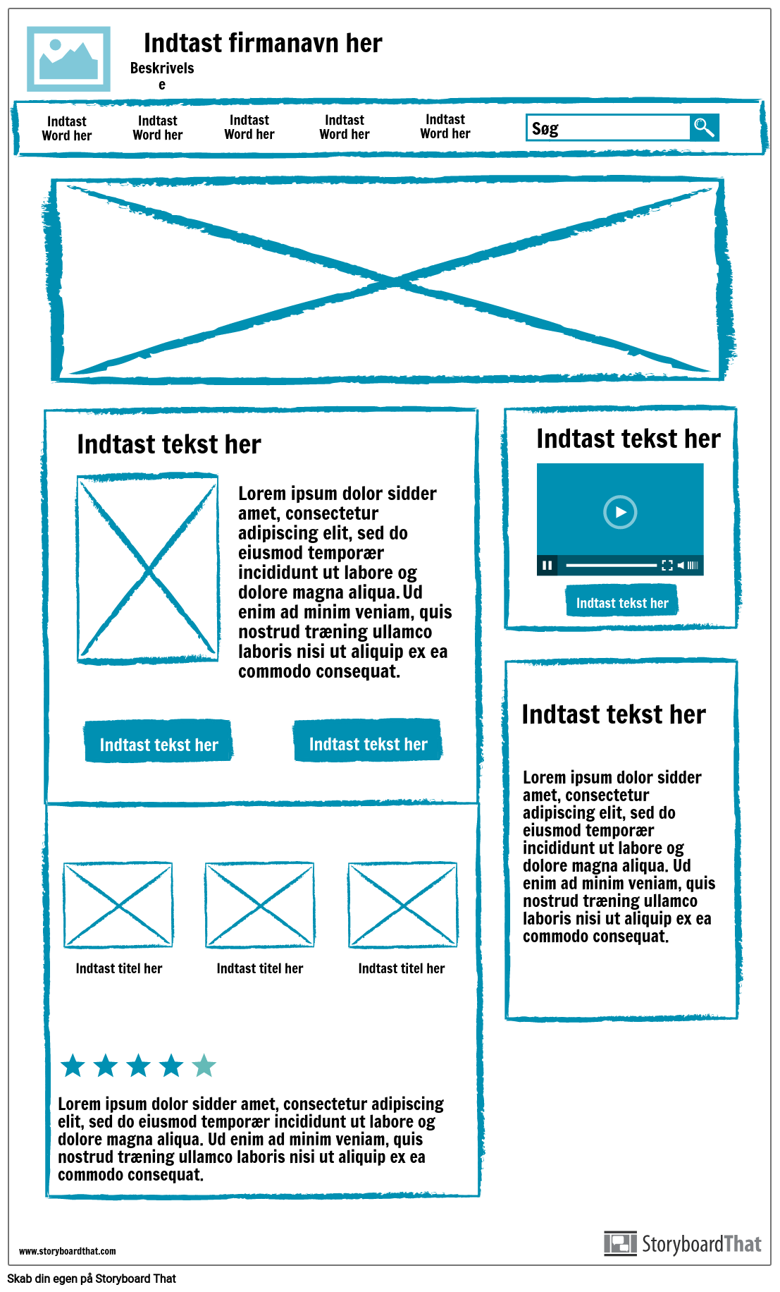 Ux Wireframe 1 القصة المصورة من قبل Da Examples