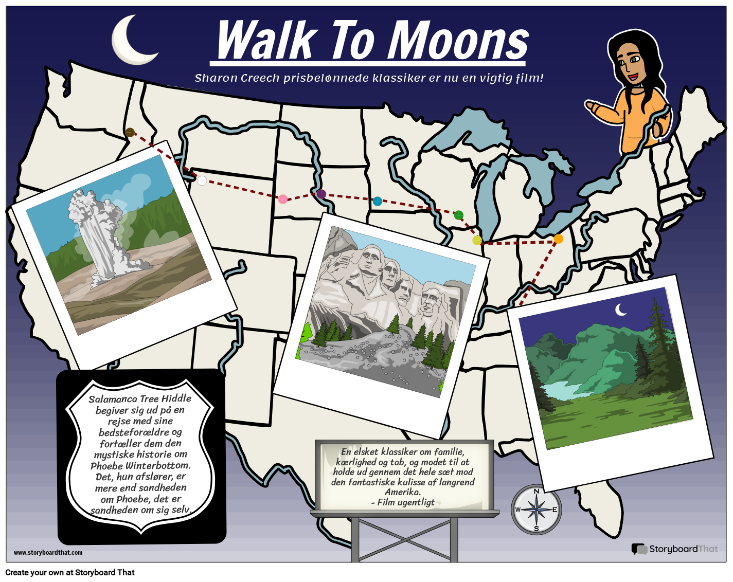 Walk Two Moons-filmplakat Storyboard ידי da-examples
