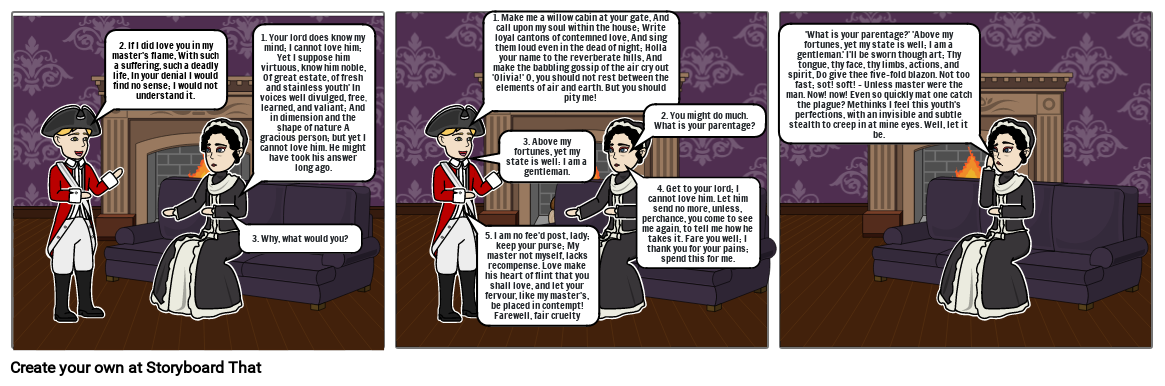 12th Night Act 1 Storyboard par daa004b2