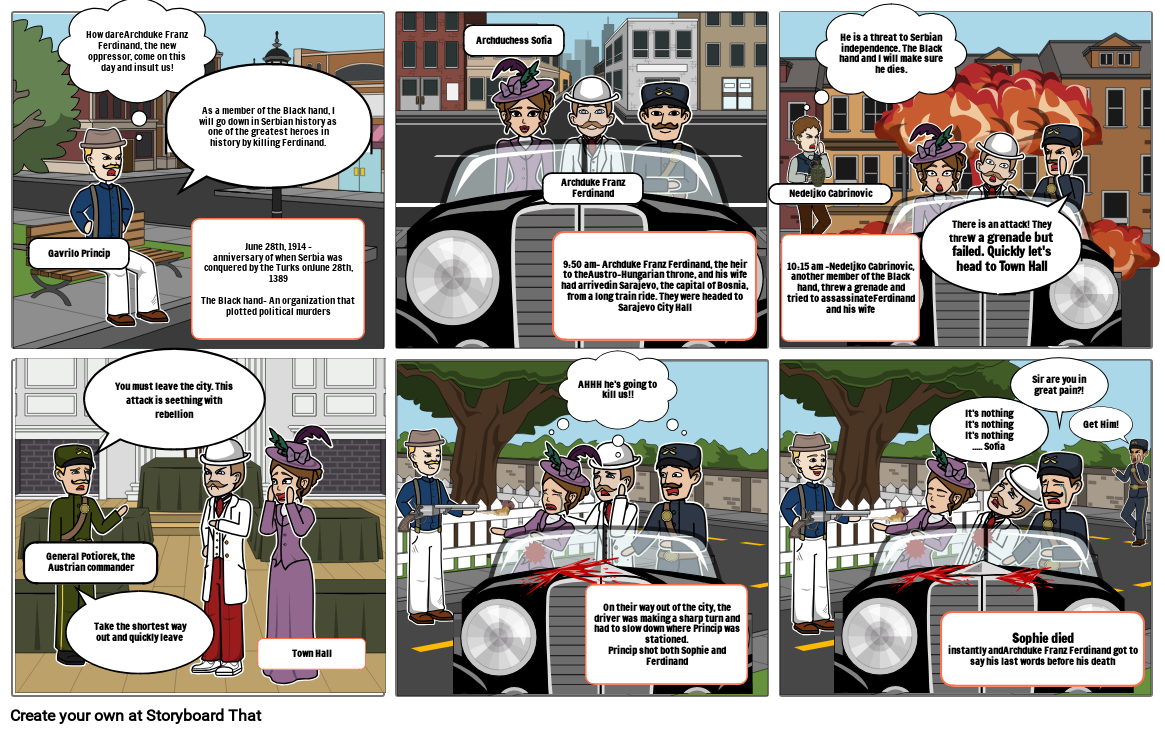 The assassination of franz archduke ferdinand