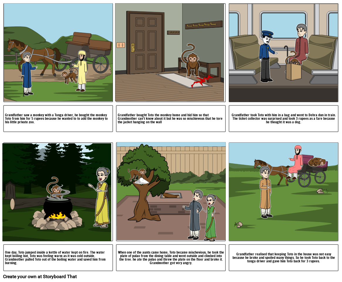 Adventure of toto Storyboard par daeb5cb4