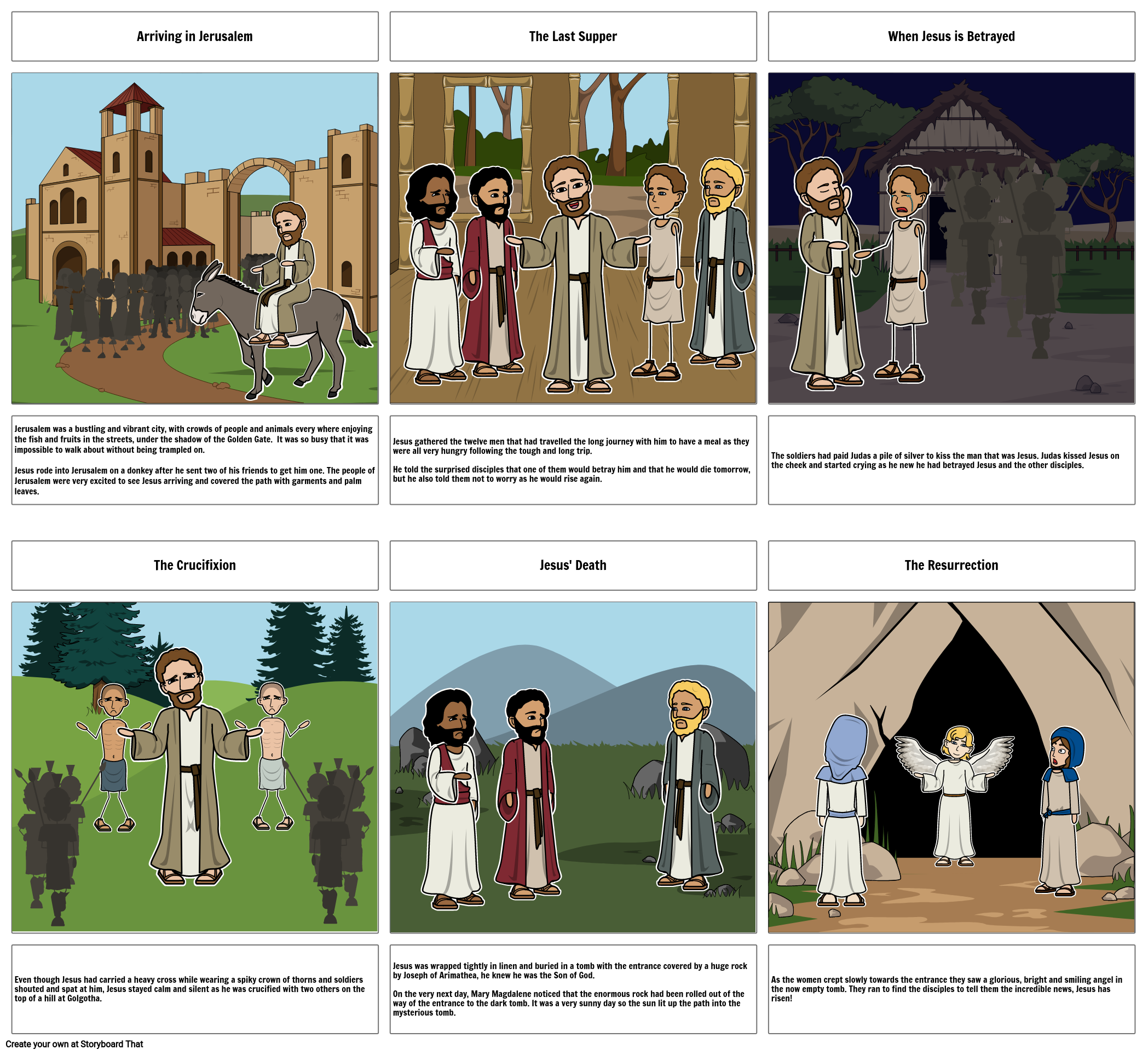 Alexander - Easter Story Storyboard por damon59400