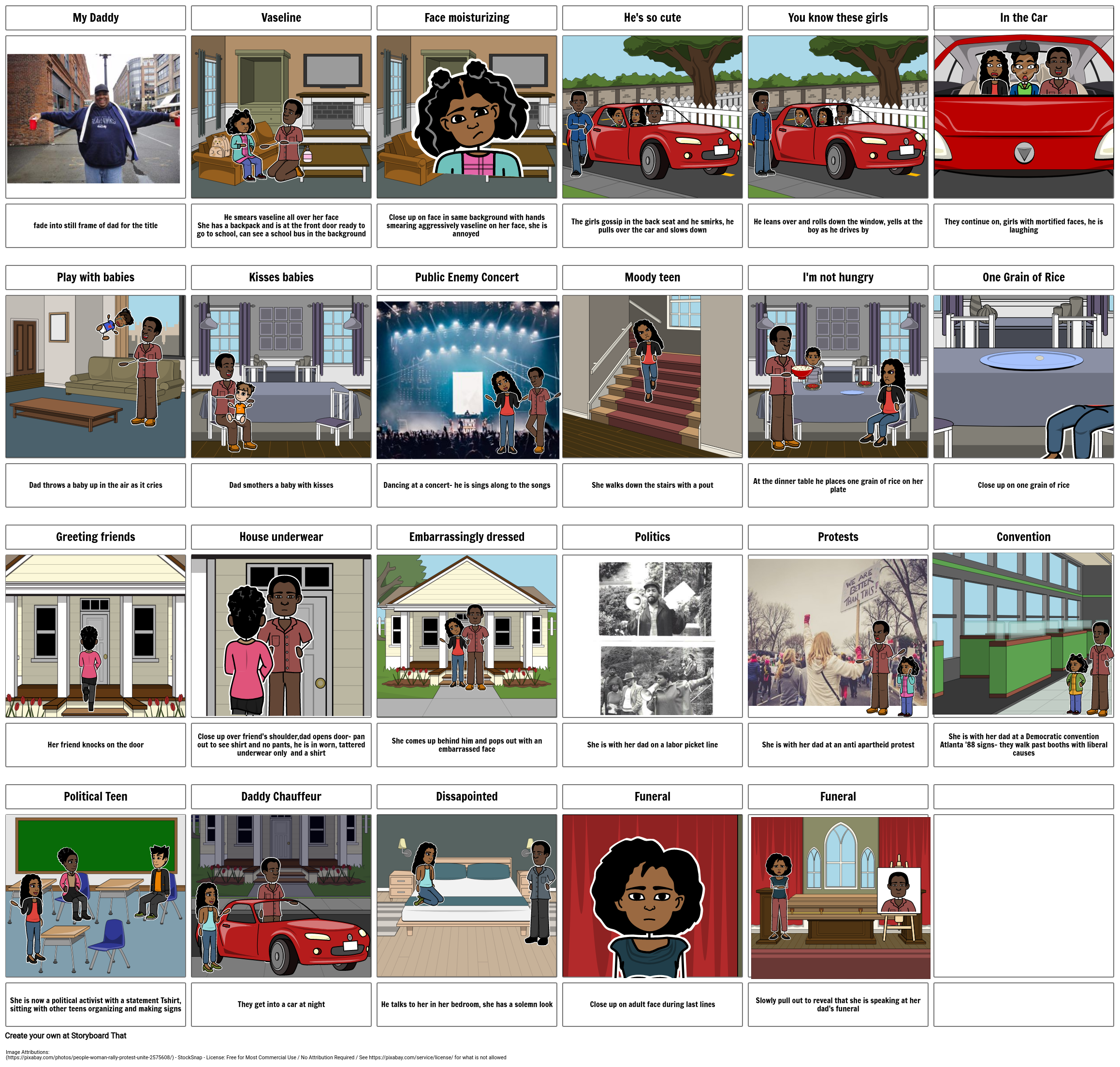 Animated Short Storyboard by danicake