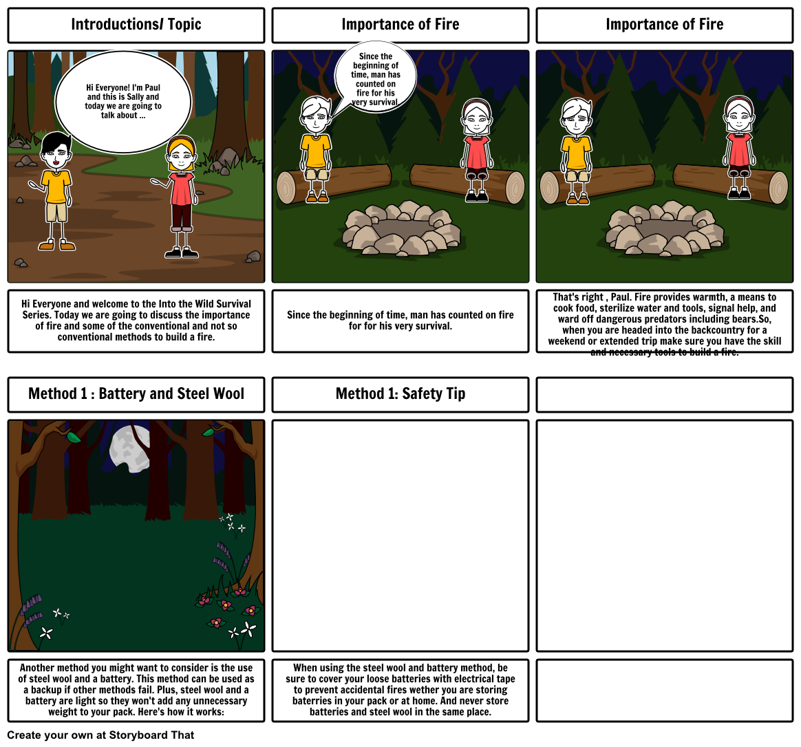 Survival Series Storyboard por daniellecookie