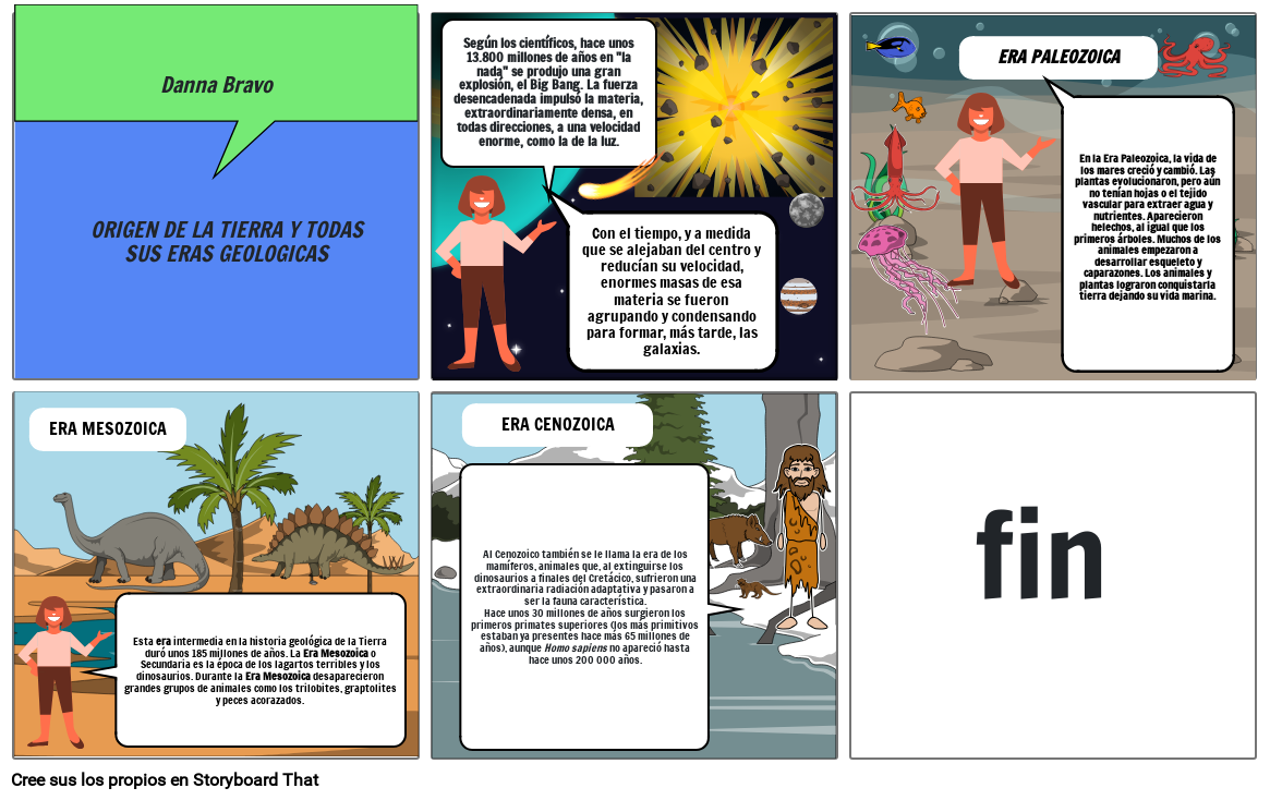era geologicas Storyboard by danna91493