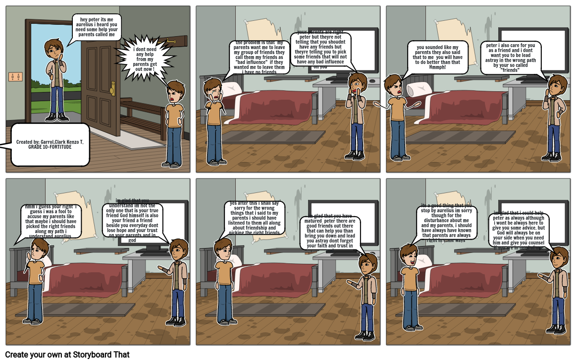 ST.AUGUSTINE-COMICS STRIP Storyboard por db30bb75