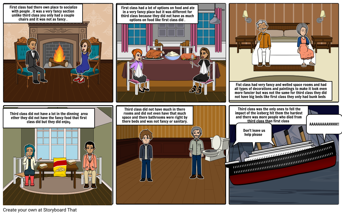 Titanic comic Strips Storyboard by db537c58