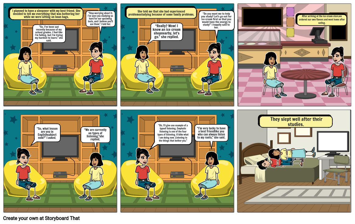 English PT 1 Comics Strip Storyboard by db9e207d