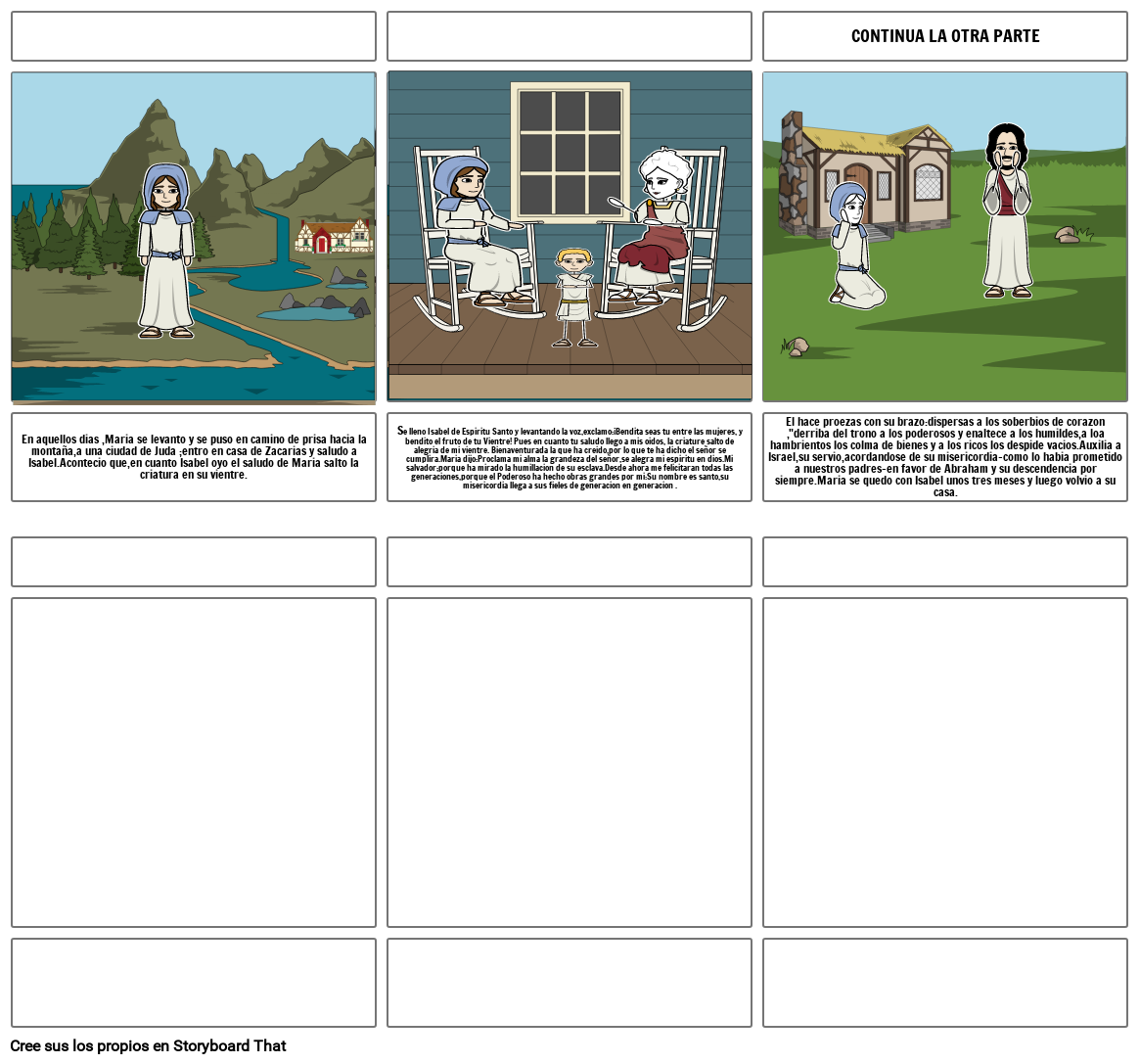 La visitación Storyboard by dc170442