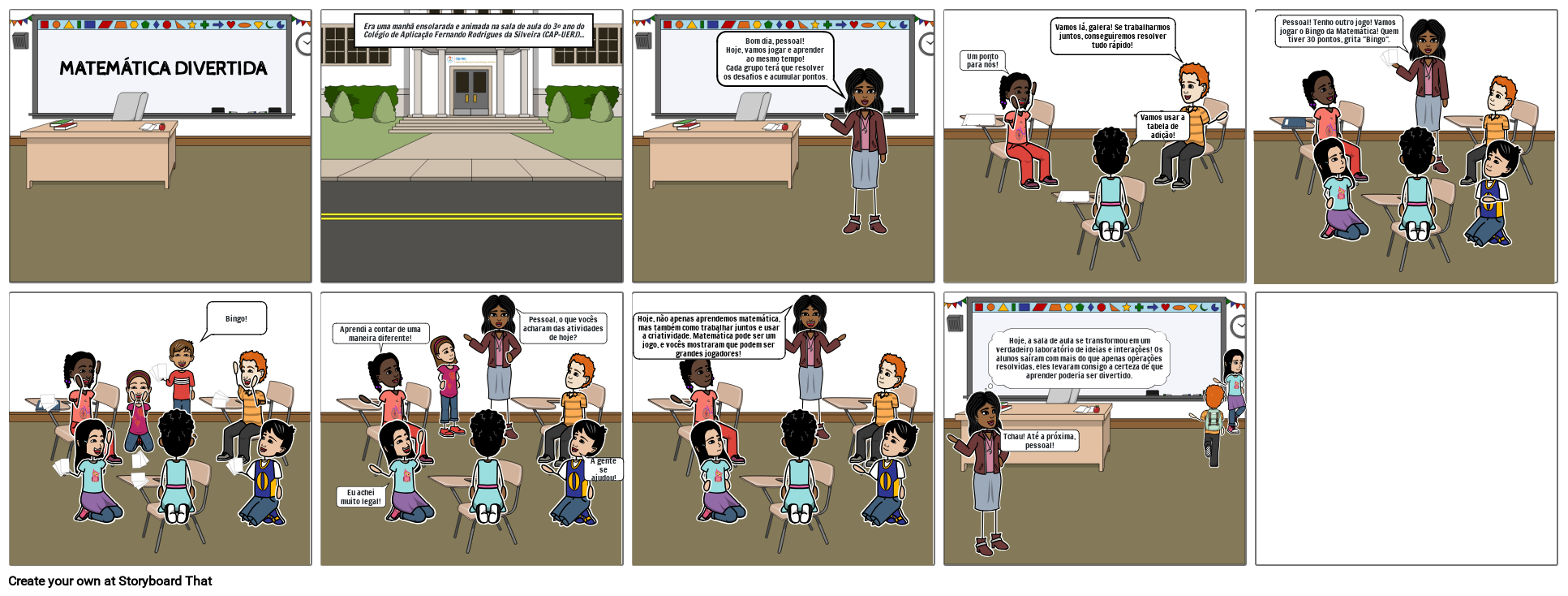 Matemática divertida Storyboard by dc20b410