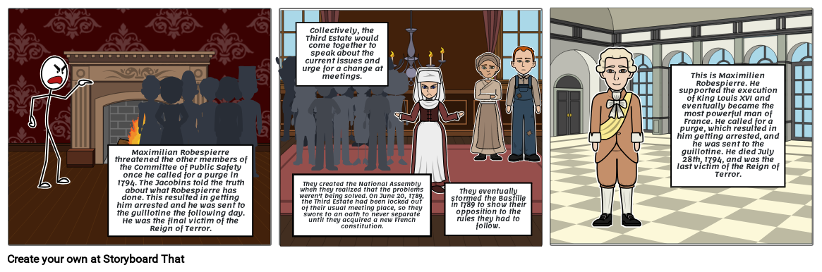 French Revolution Storyboard por dc84ceb5