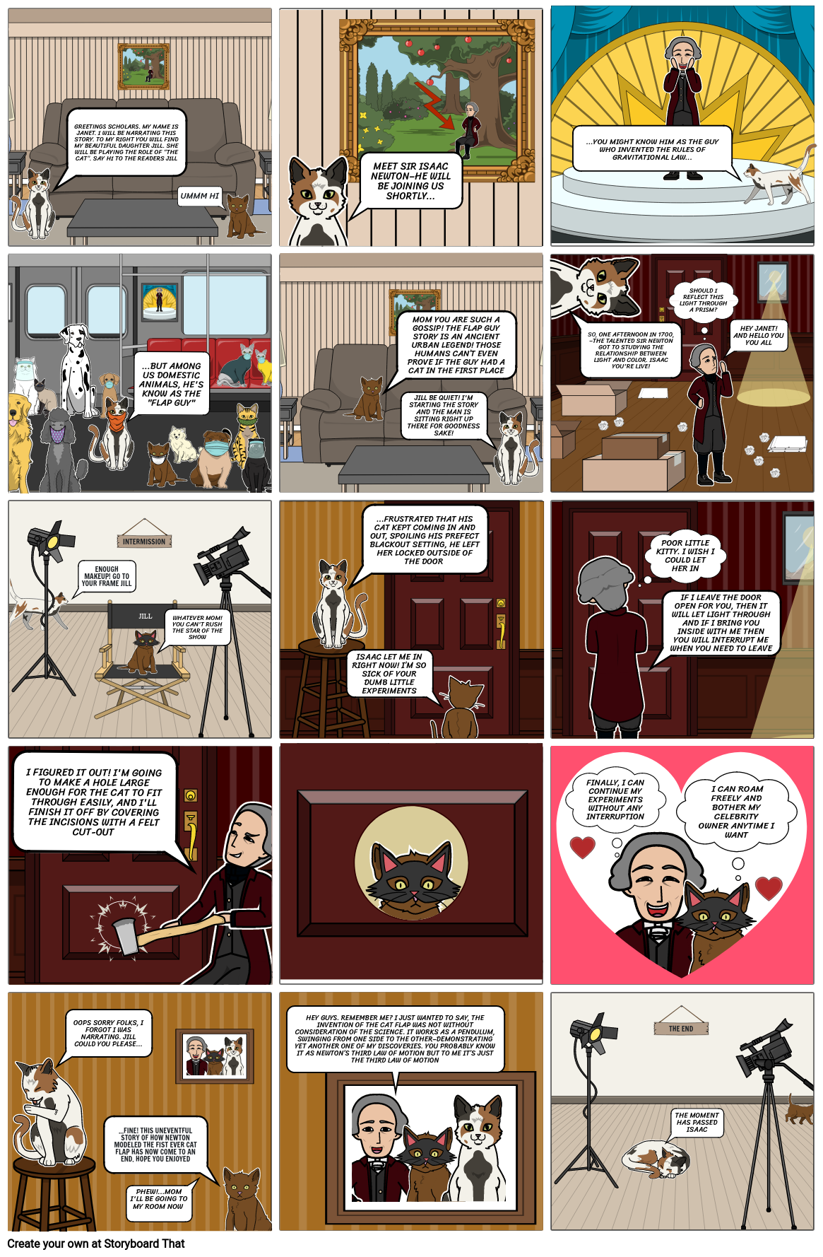 Isaac Newton Story Storyboard By Dcad6171 Isaac Newton Story Storyboard By Dcad6171