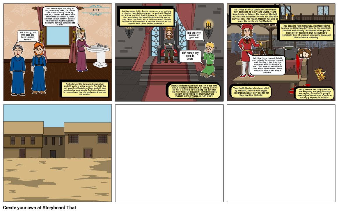 Macbeth Comic Storyboard by dcb275cc
