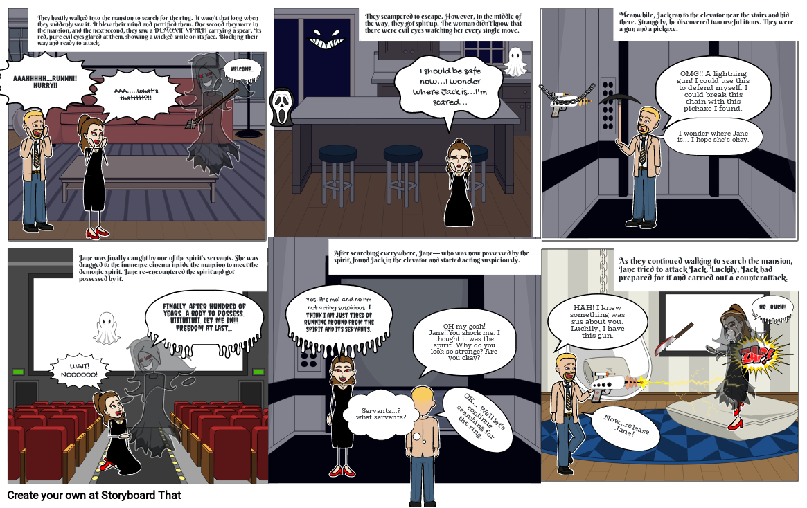 Mystery Quest part 2 Storyboard von dd367c5d