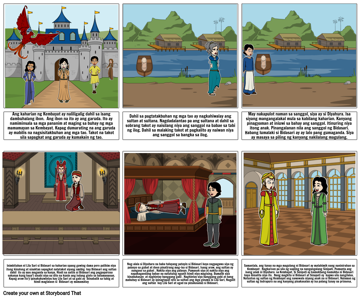 Bidasari Storyboard by dda782a9