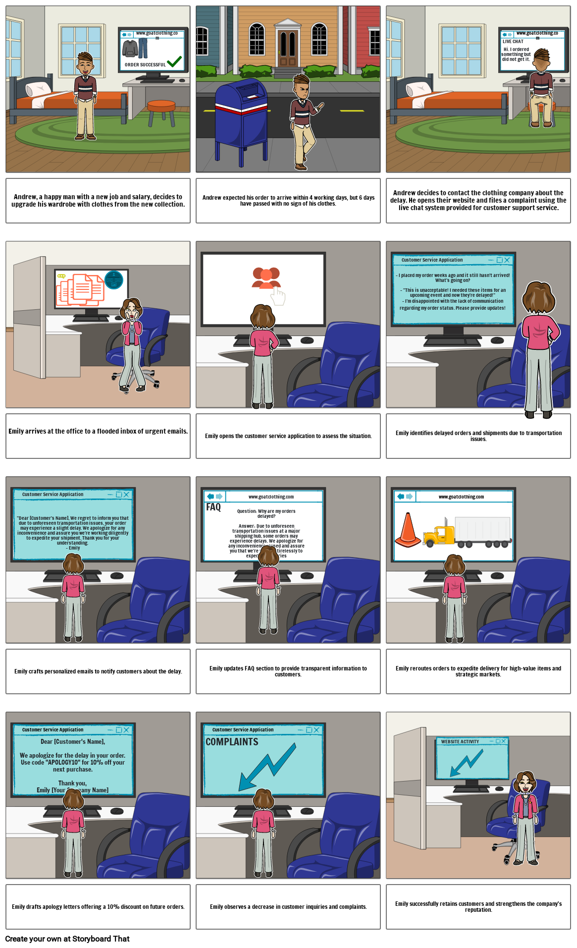 HCI - W1 Storyboard Storyboard by ddb6620e