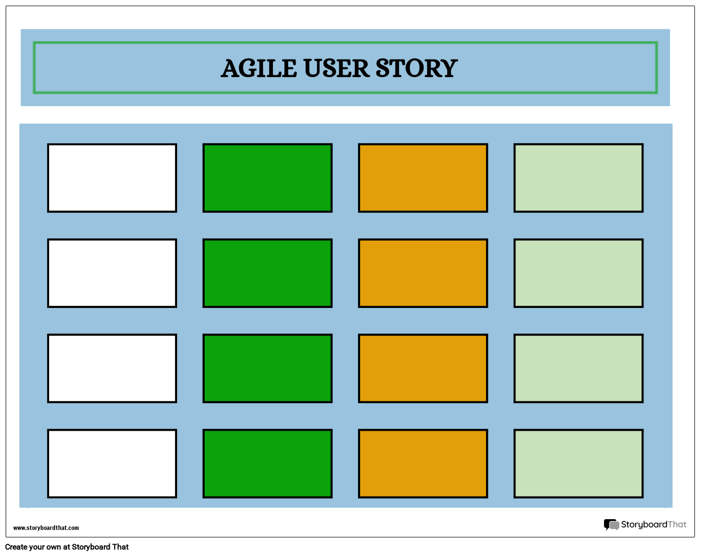 Agiler Benutzer 2 Storyboard von de-examples