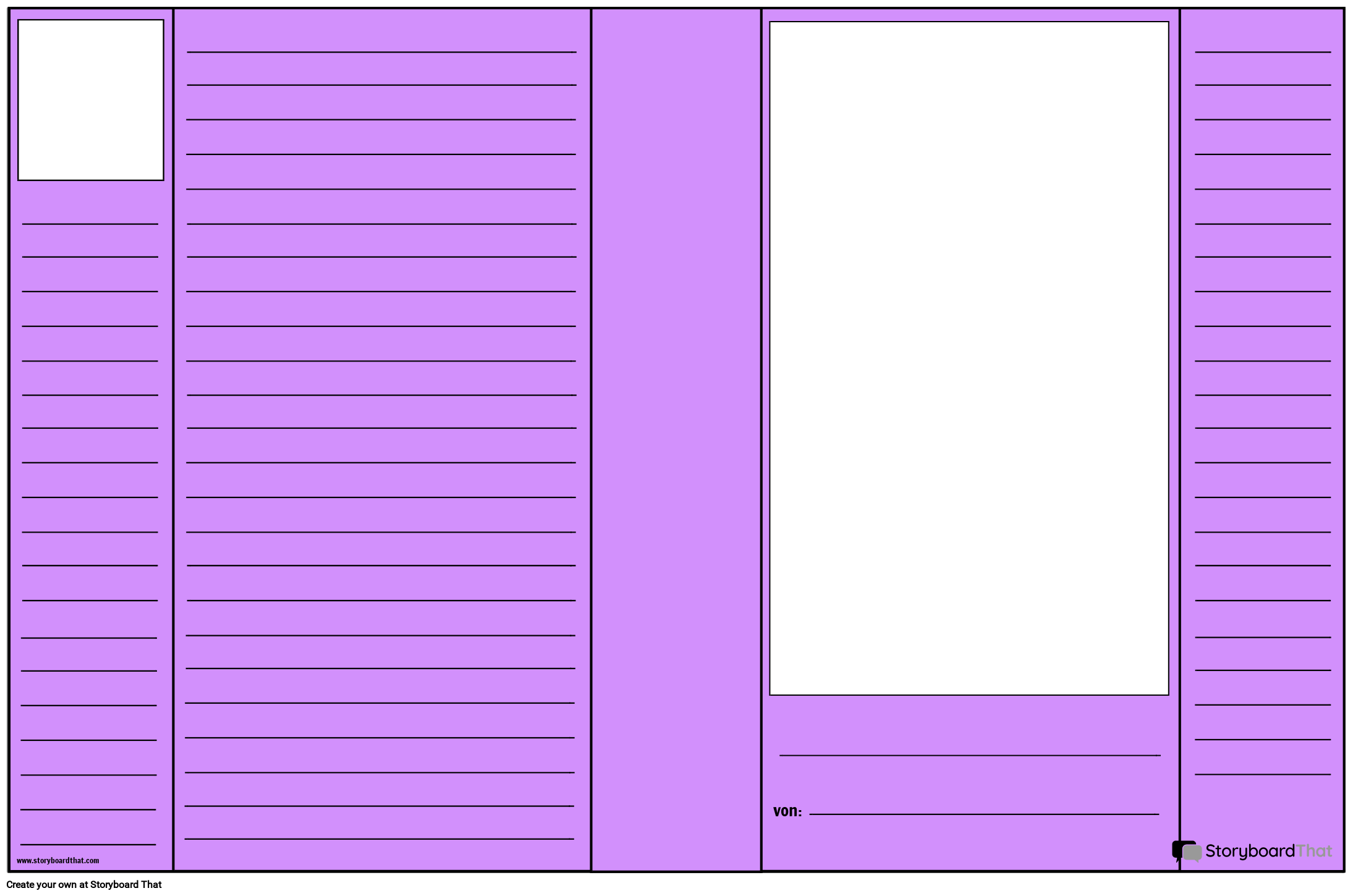 Buchcover Poster 3 Storyboard af de-examples