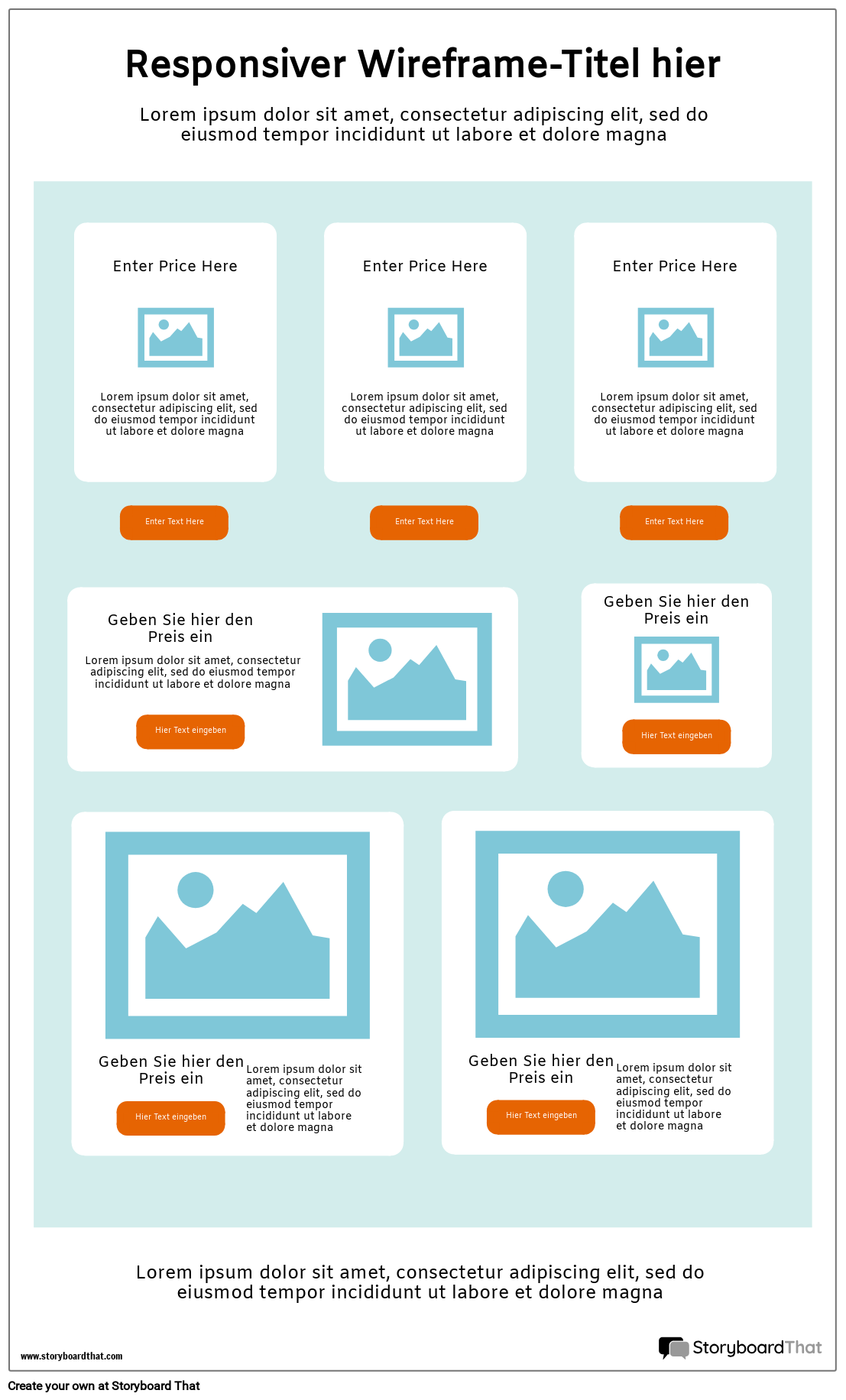 Responsive Wireframes | KOSTENLOSES Wireframe Tool