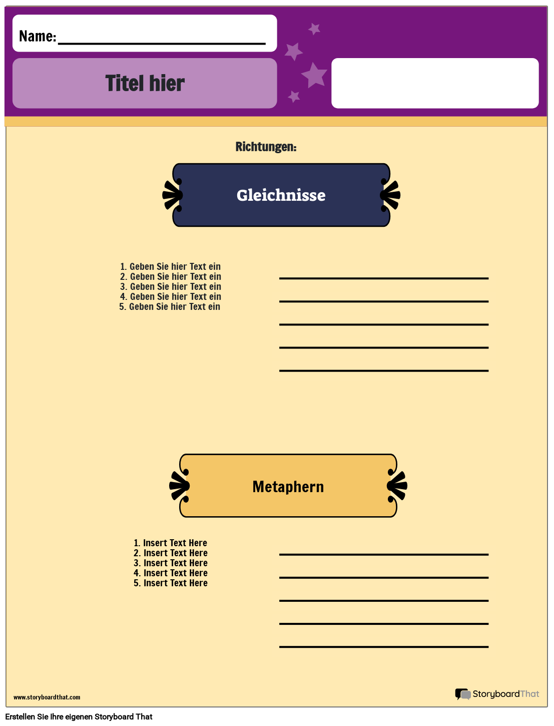 Generierung von Gleichnissen und Metaphern Storyboard Generierung von Gleichnissen und Metaphern Storyboard