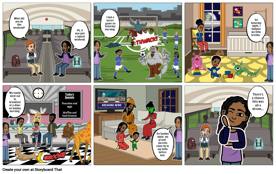 Laurens Comic-Beispiel 1 Storyboard por de-examples