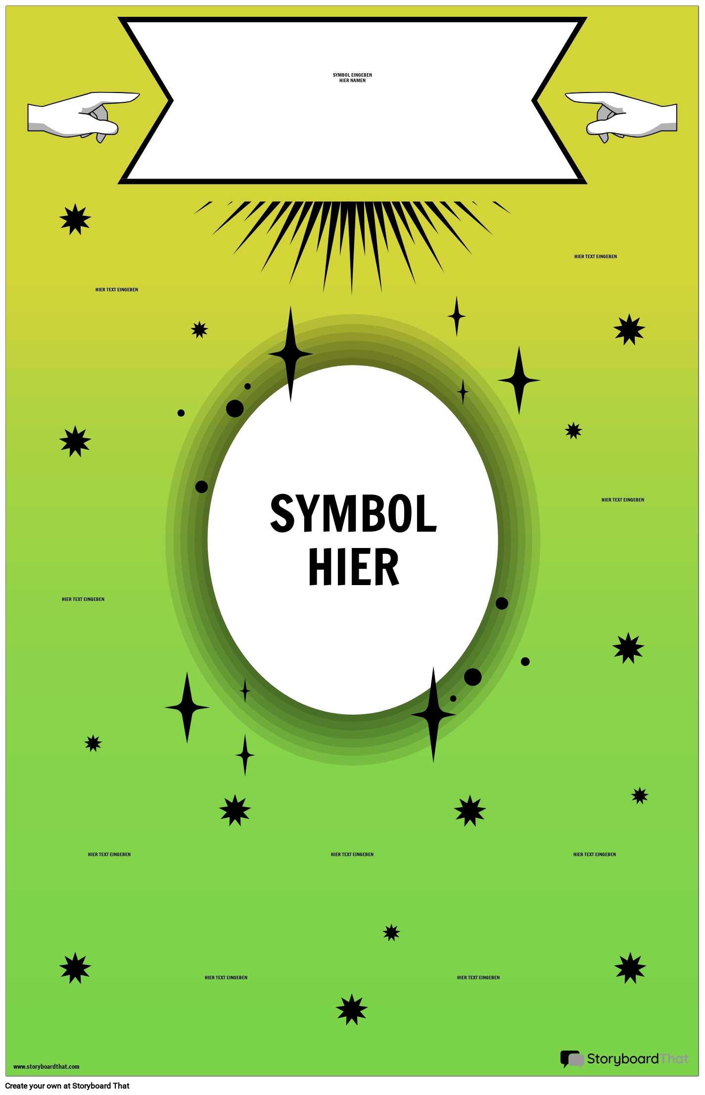 Mathe-Symbol Poster Storyboard por de-examples