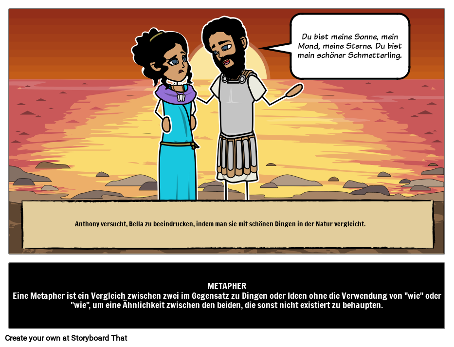 Metapher Definition Storyboard von de-examples