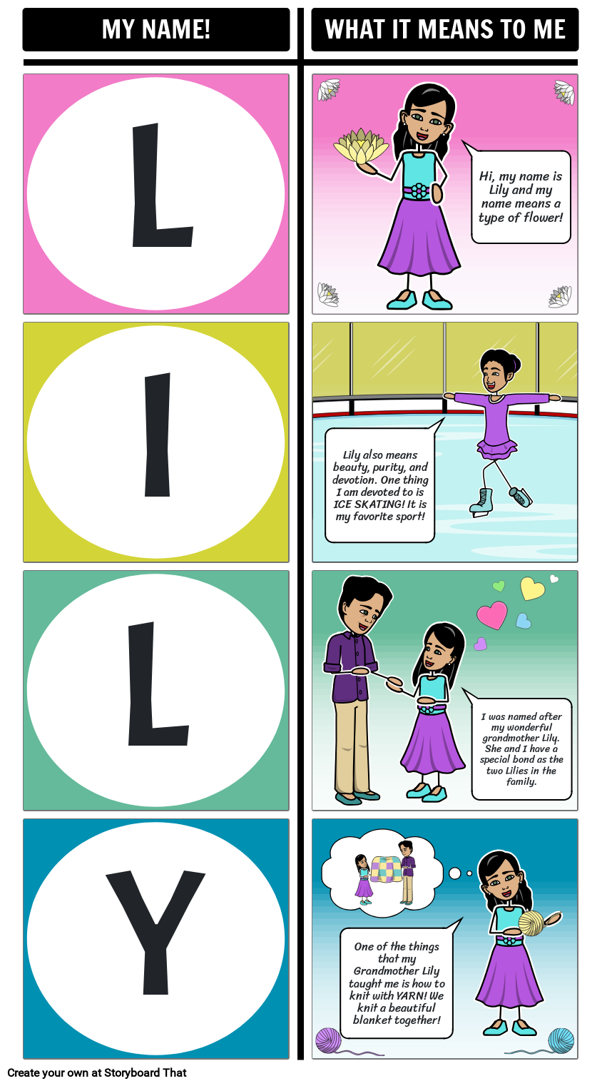 Name Akrostichon Gedicht Storyboard Von De examples