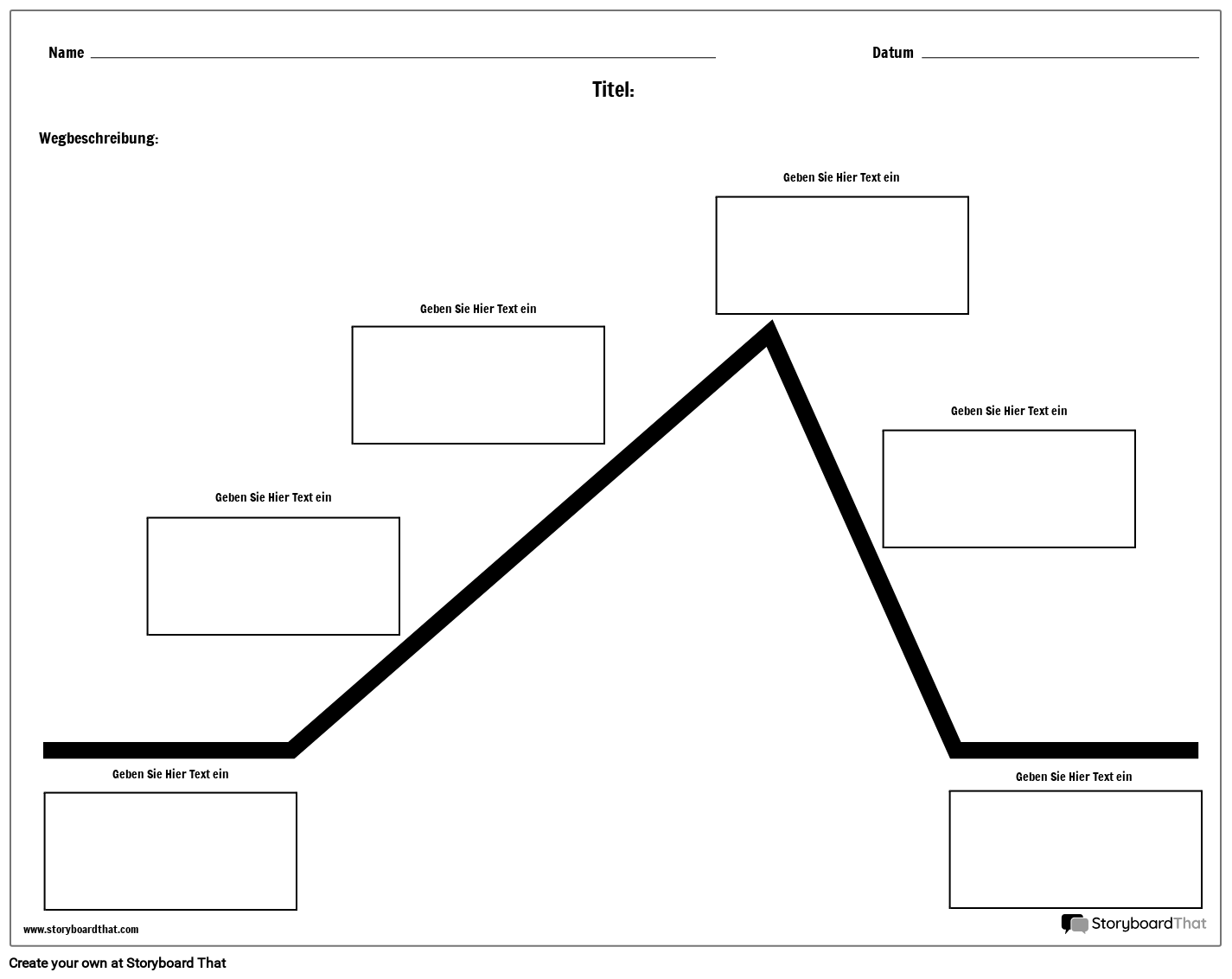 Plot Diagramm Storyboard Por De examples