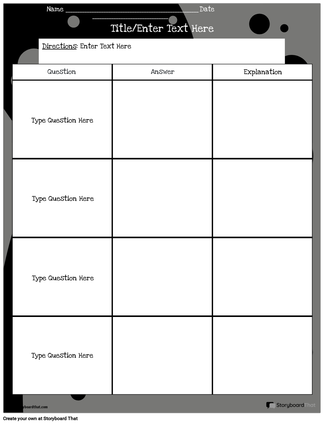 Probleml sungsportrait BW 2 Storyboard Von De examples
