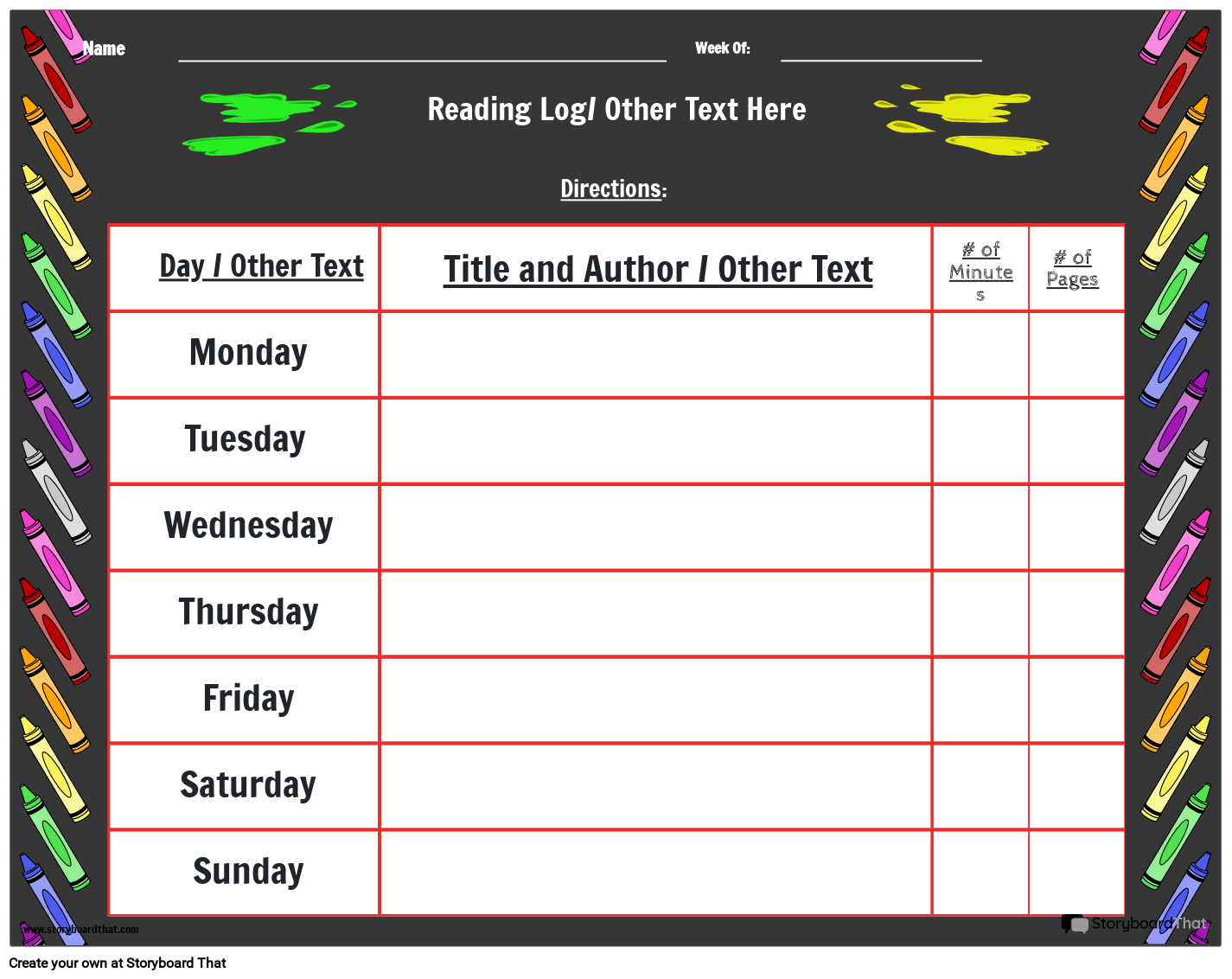 Protokoll Lesen 5 Storyboard por de-examples