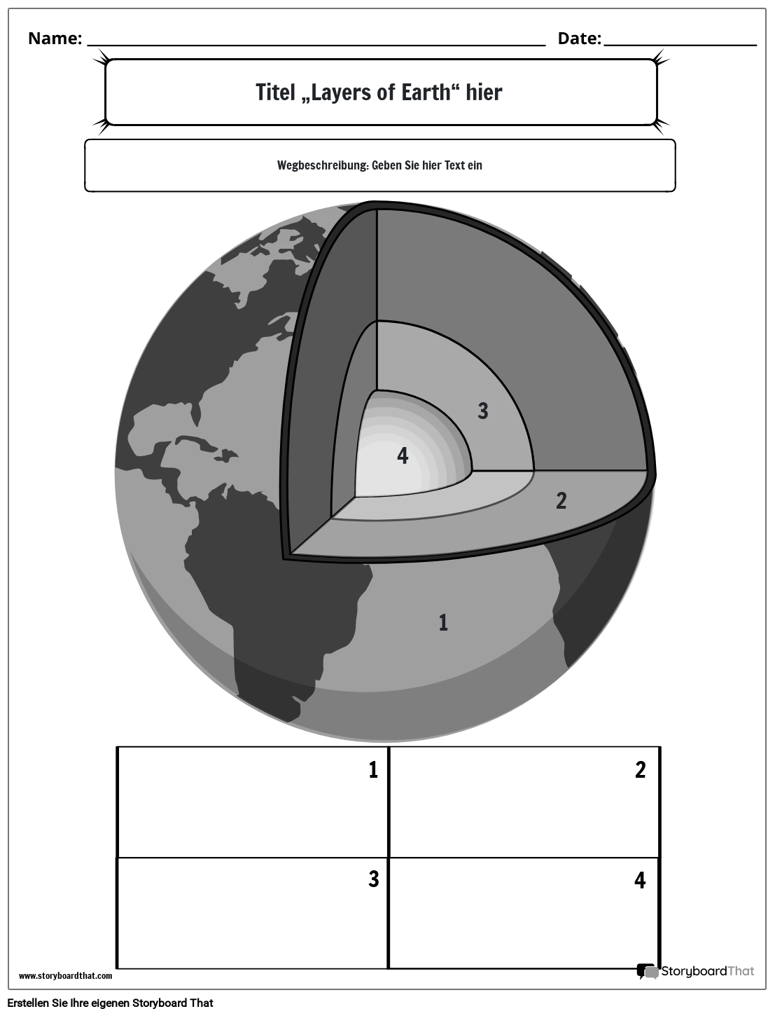 Schichten Porträt sw1 Storyboard par de-examples