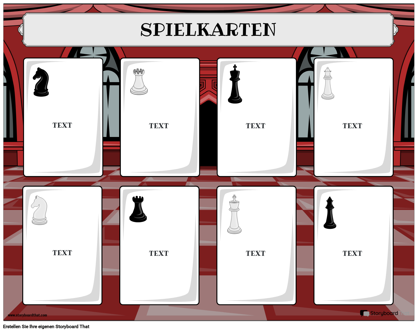 Spielkarte 2 Storyboard von de-examples