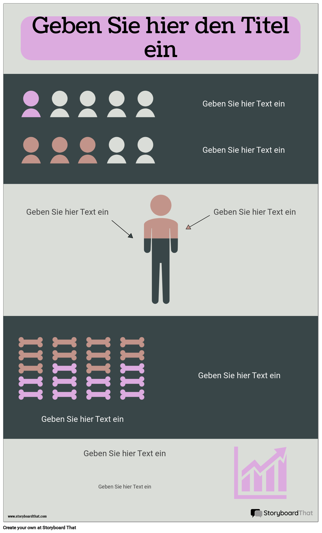 Statistische Infografik Storyboard por de-examples