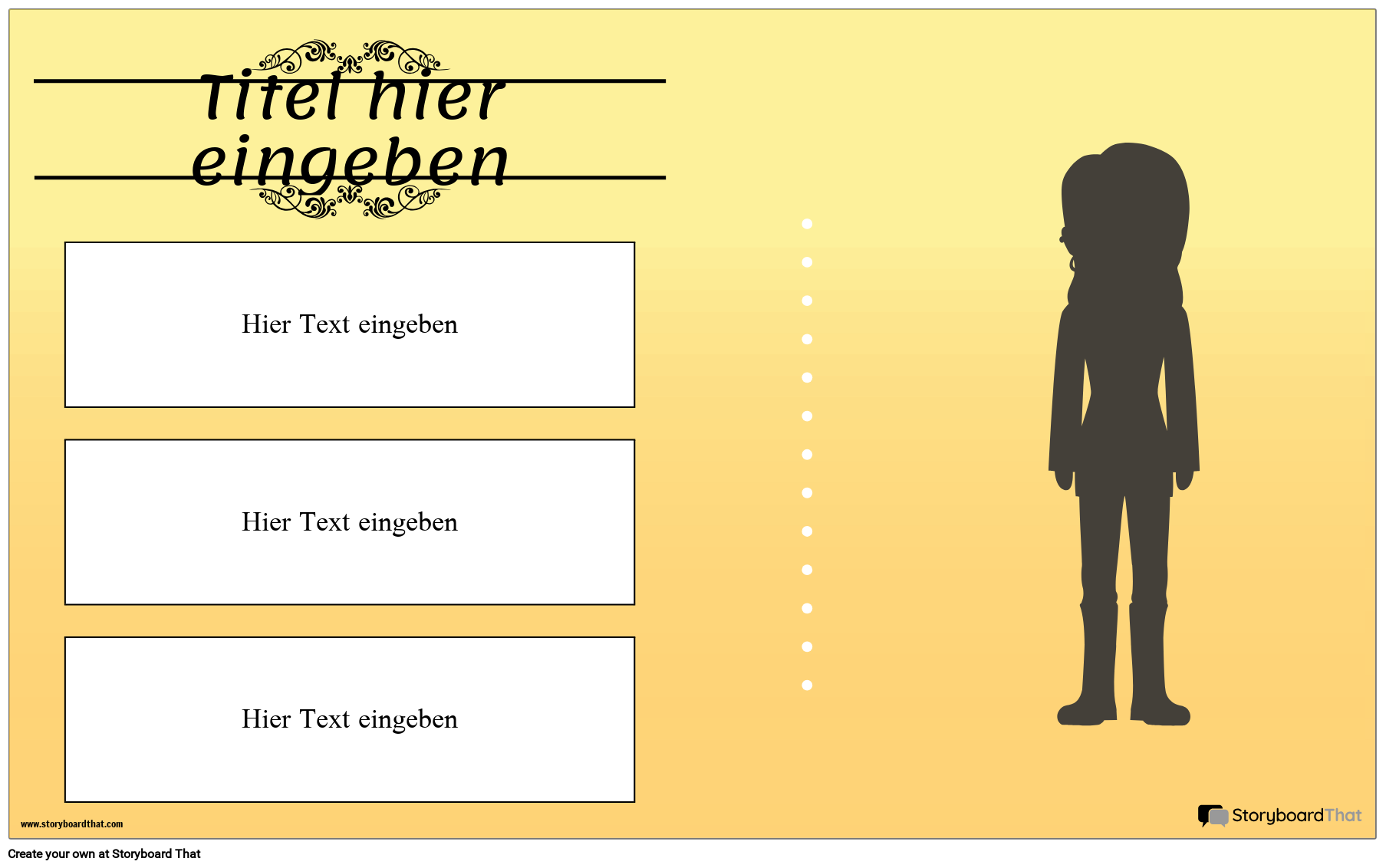 Biografie-Poster-Vorlage – Erstellen Sie ein Biografie-Poster ...