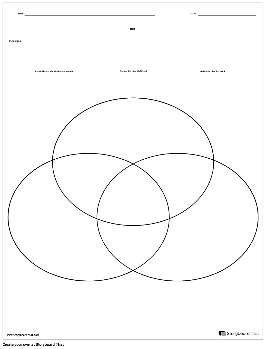Venn-Diagramm - 3 Storyboard von de-examples