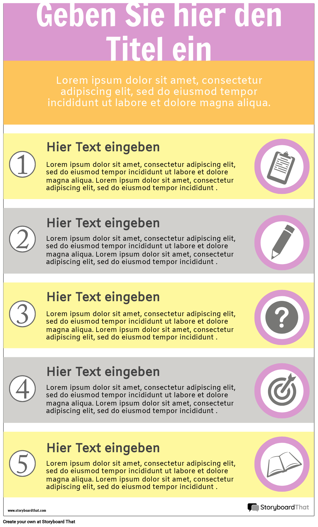 Infografik-Vorlage für Schüler – Erstellen Sie Pädagogische ...
